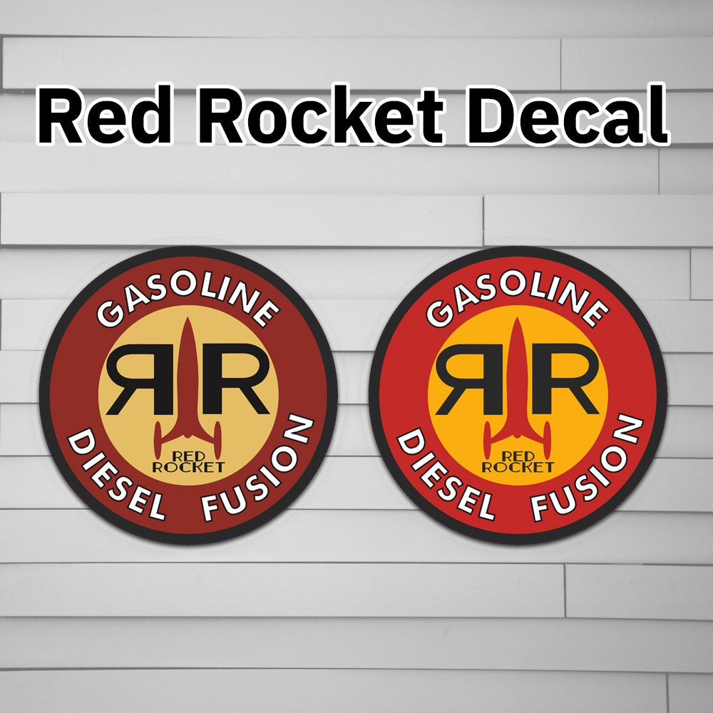 Fallout Red Rocket Decal Sticker – Atomic Decals