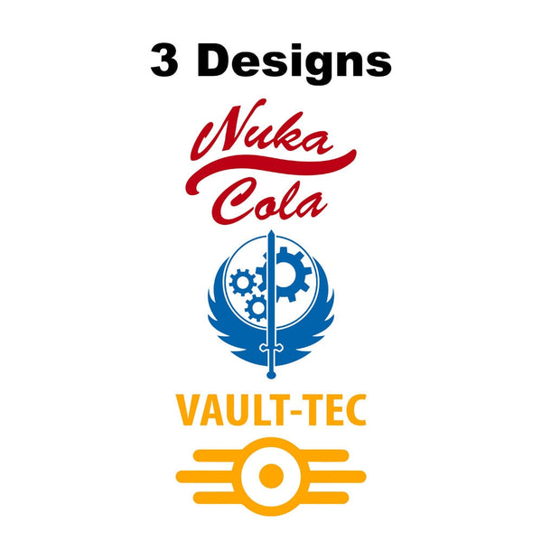 Fallout Nuka Cola Vault-Tec & Brotherhoold of Steel Decals Sticker ...