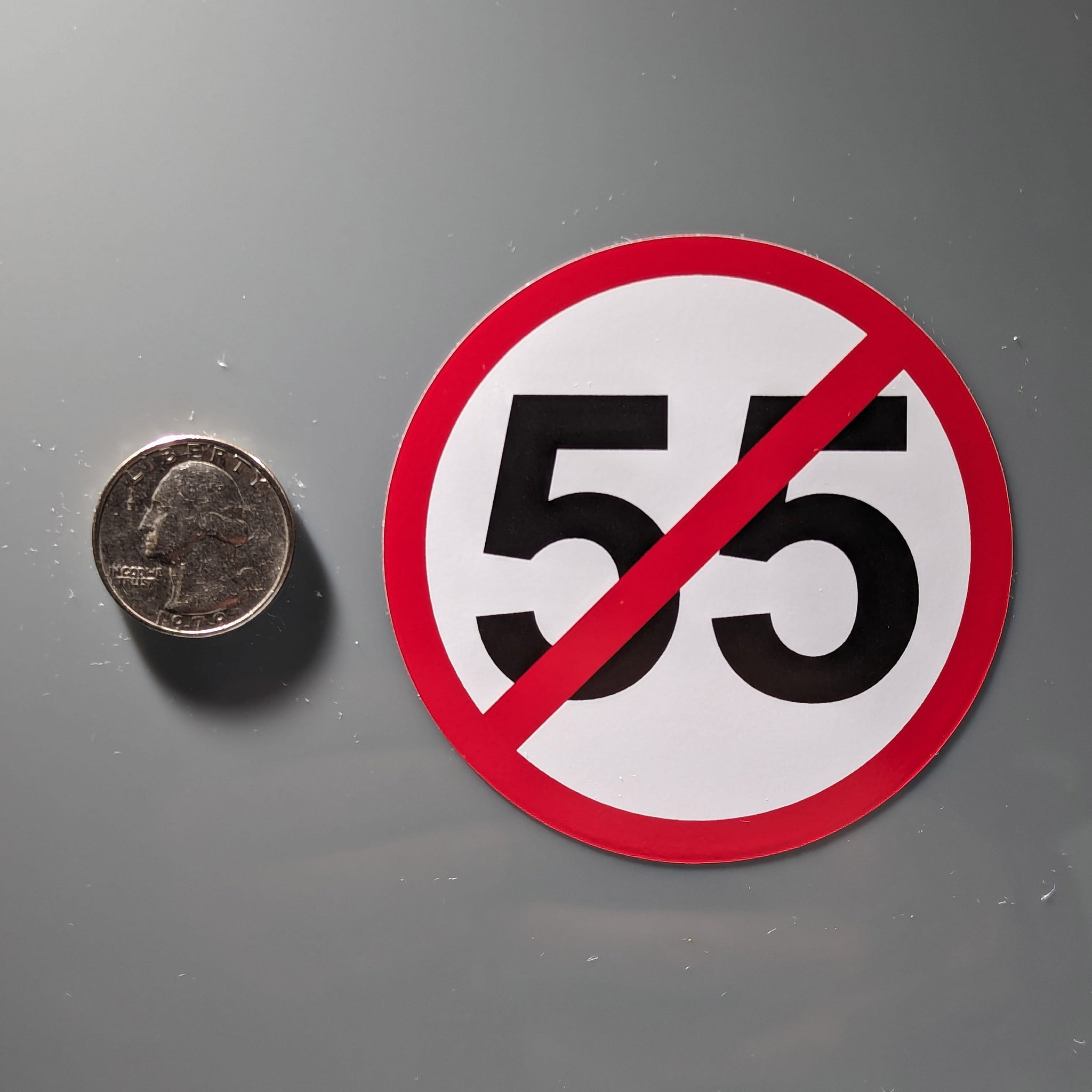 NEW Can't Drive 55 Decal Sticker – Atomic Decals